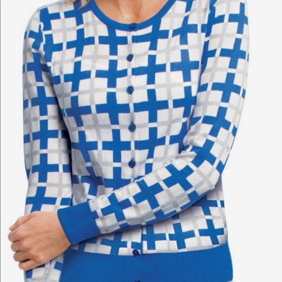 CAbi | Sweaters | Cabi Windowpane Cardigan | Poshmark